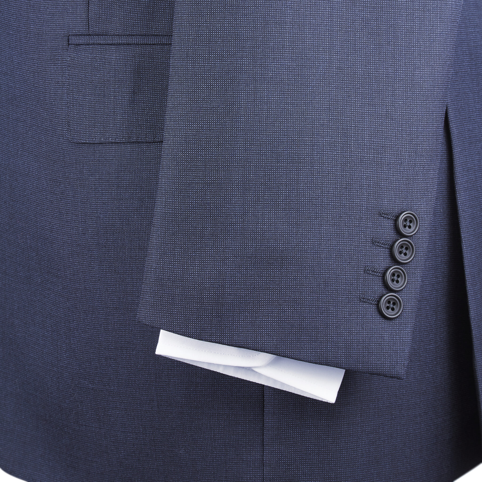 £300 Reduction, Blue Pinhead Single Breasted Two-Piece Suit
